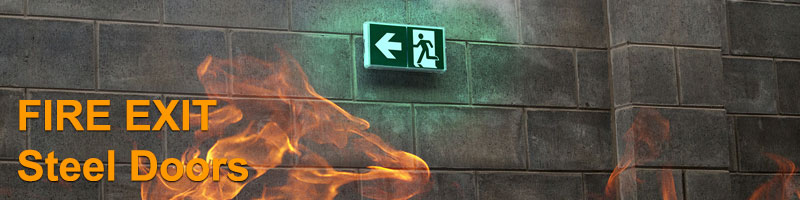 Fire Exit Steel Doors for Commercial Buildings, Non-domestic & Multi ...